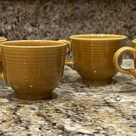 Fiesta | Dining | Vintage Fiesta Antique Gold Cups Set Of 4 | Poshmark